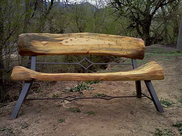 How-to Make a Log Bench - Log Furniture How To