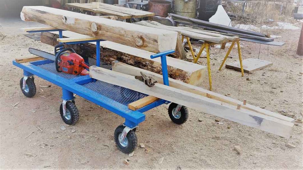 How-to Build A Bigger Wagon - Log Dolly - Log Furniture How To