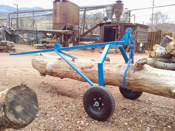 How-To Make a Log Lever Complete with Lumber Rack - Log Furniture How To