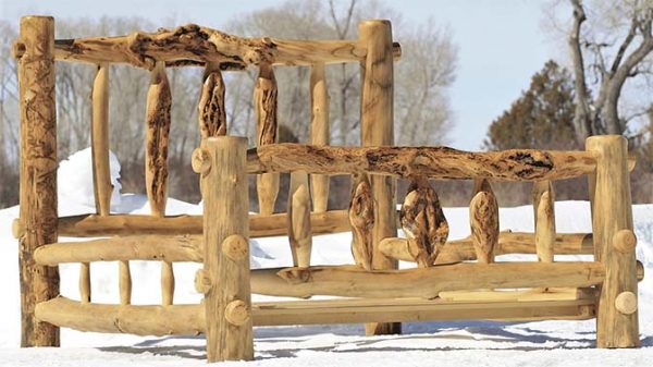 How-to Make a Log Bench - Log Furniture How To